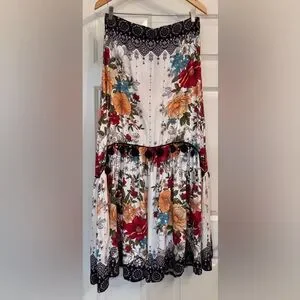 FARM Rio | Skirts | Farm Rio Natasha Maxi Skirt | Poshmark